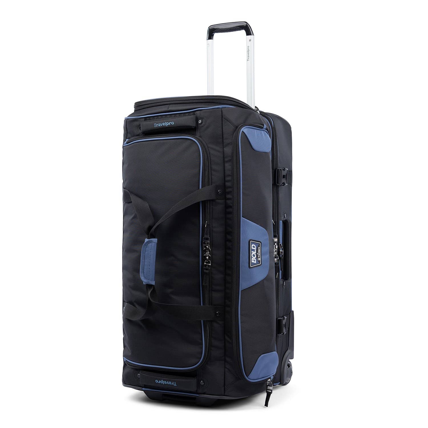 Travelpro Bold 30" Drop-Bottom Expandable Rolling Duffel - Navy/Black ...