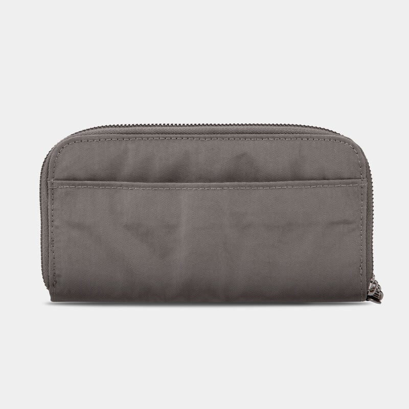 Travelon RFID Blocking Double Zip Clutch Wallet - Grey – Irv's Luggage