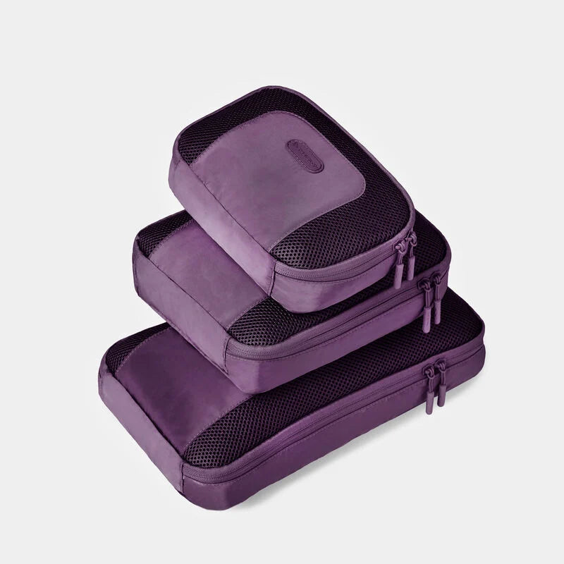 Travelon Bags Set of 3 Packing Cubes - Blackberry – Irv's Luggage