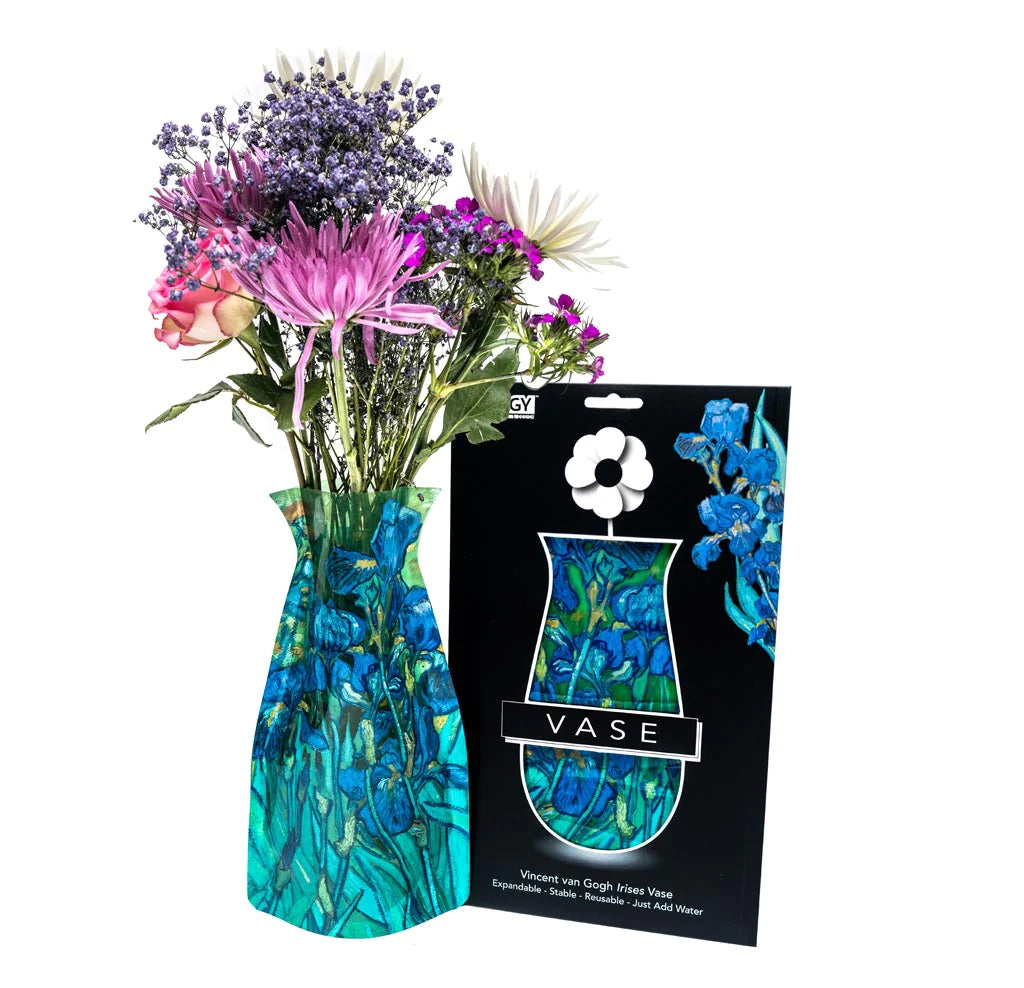 Modgy Expandable Vase - Van Gogh Irises – Irv's Luggage