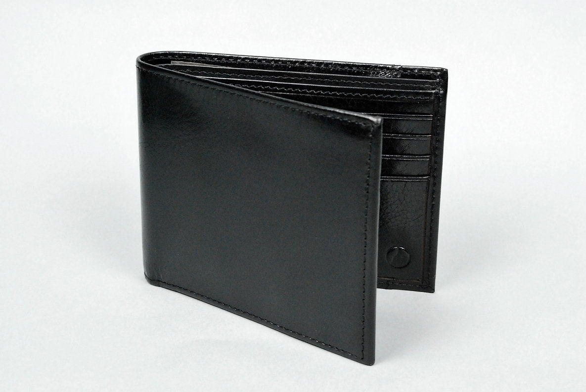 Capitol Leather RFID Bifold Wallet w/ID Window - Nappa Black – Irv's ...