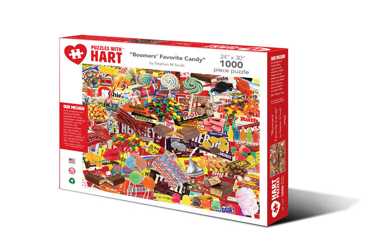 Boomers' “Favorite Candy” 1000 Piece Puzzle – Irv's Luggage