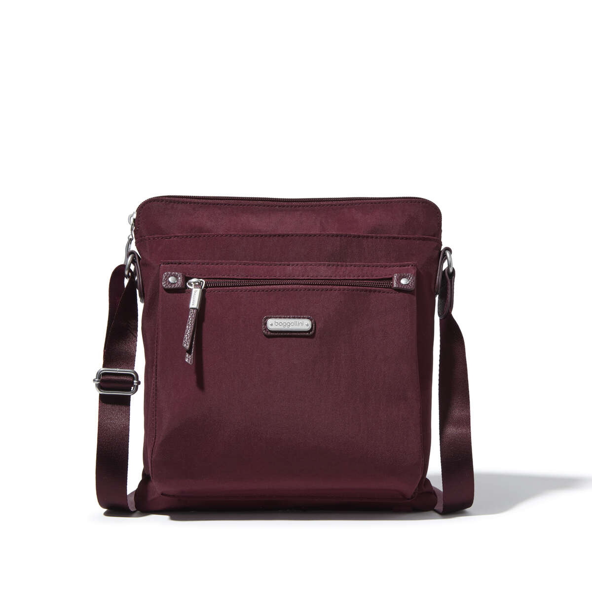 Baggallini Go Bagg w/RFID Phone Wristlet - Dark Cherry – Irv's Luggage