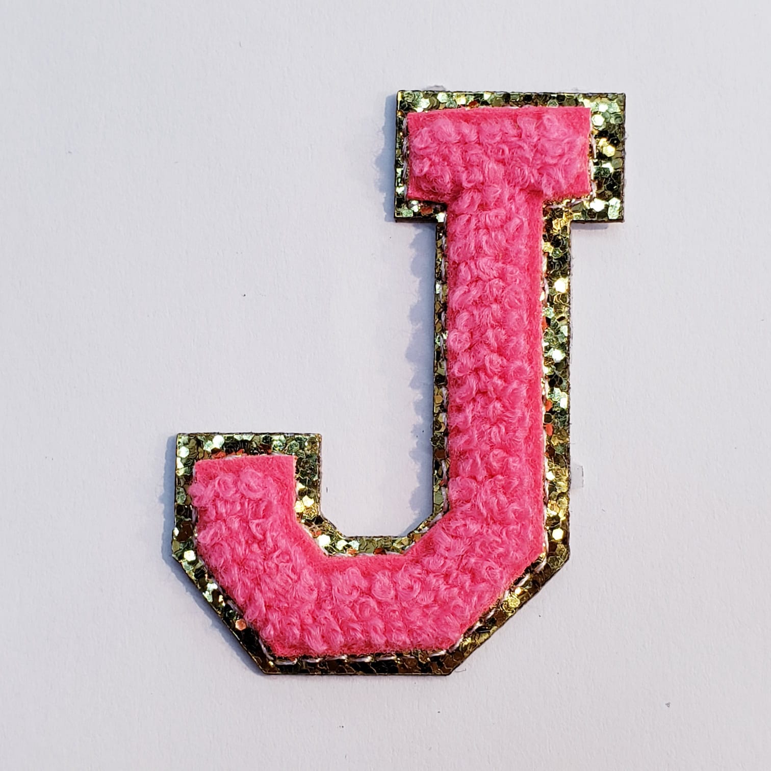 Varsity Letter Patch J - Hot Pink – Irv's Luggage
