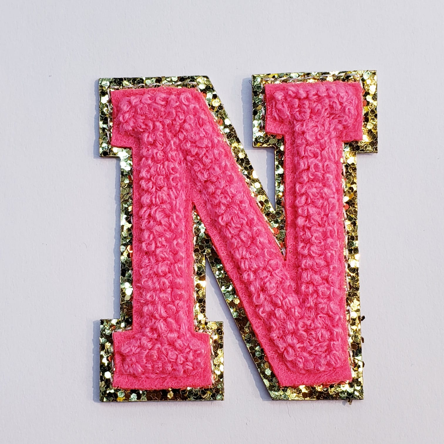 Varsity Letter Patch N - Hot Pink – Irv's Luggage