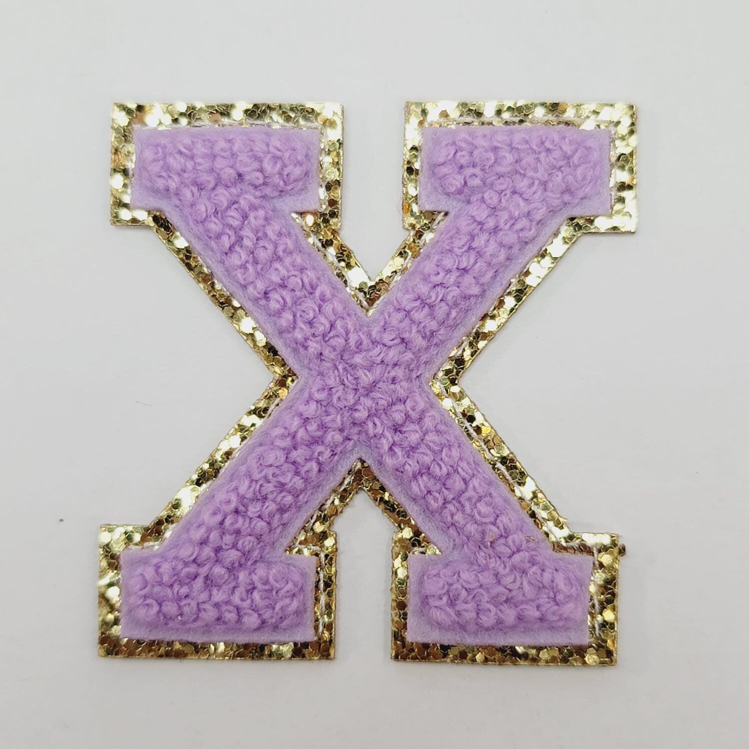 Varsity Letter Patch X - Lavender – Irv's Luggage