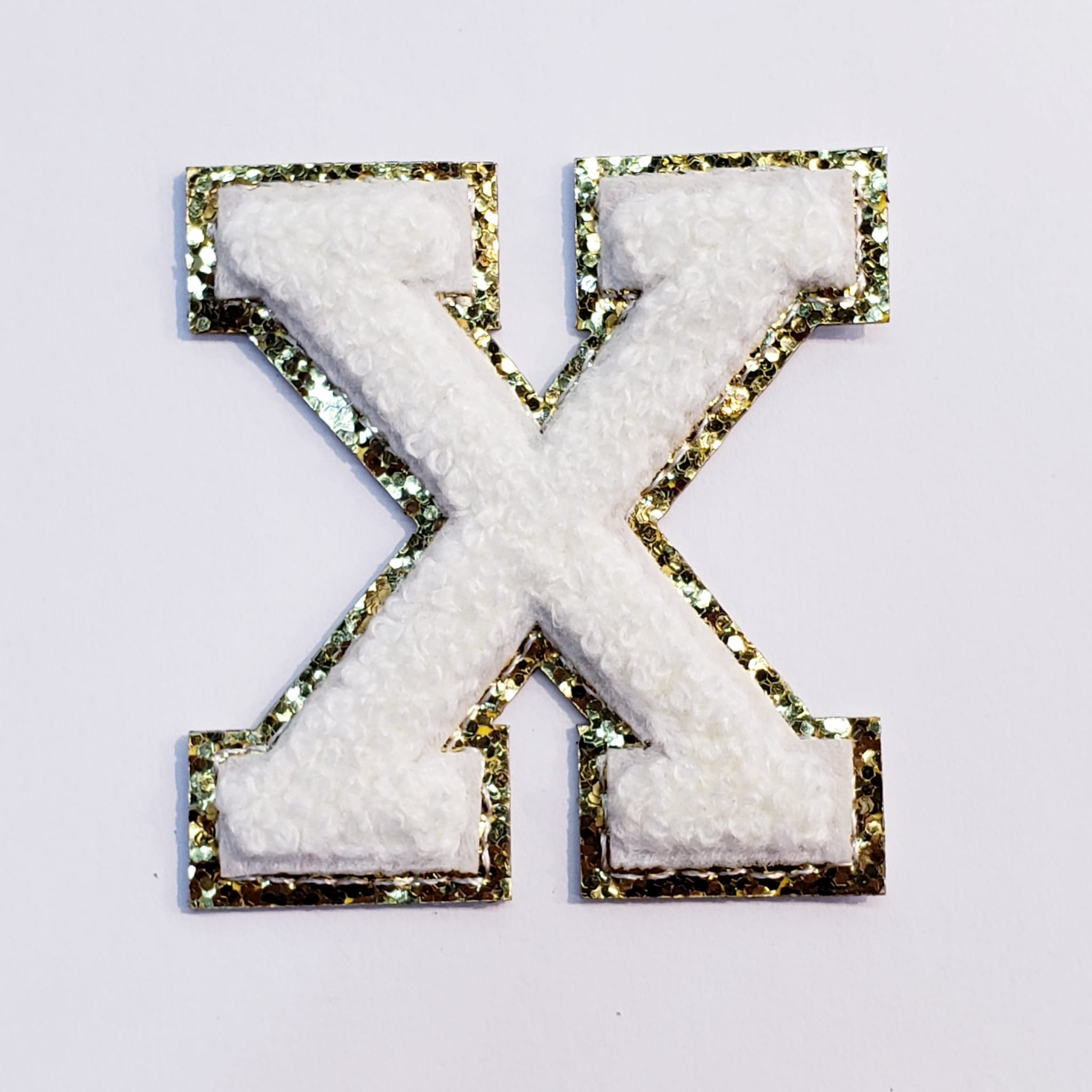 Varsity Letter Patch X - White – Irv's Luggage