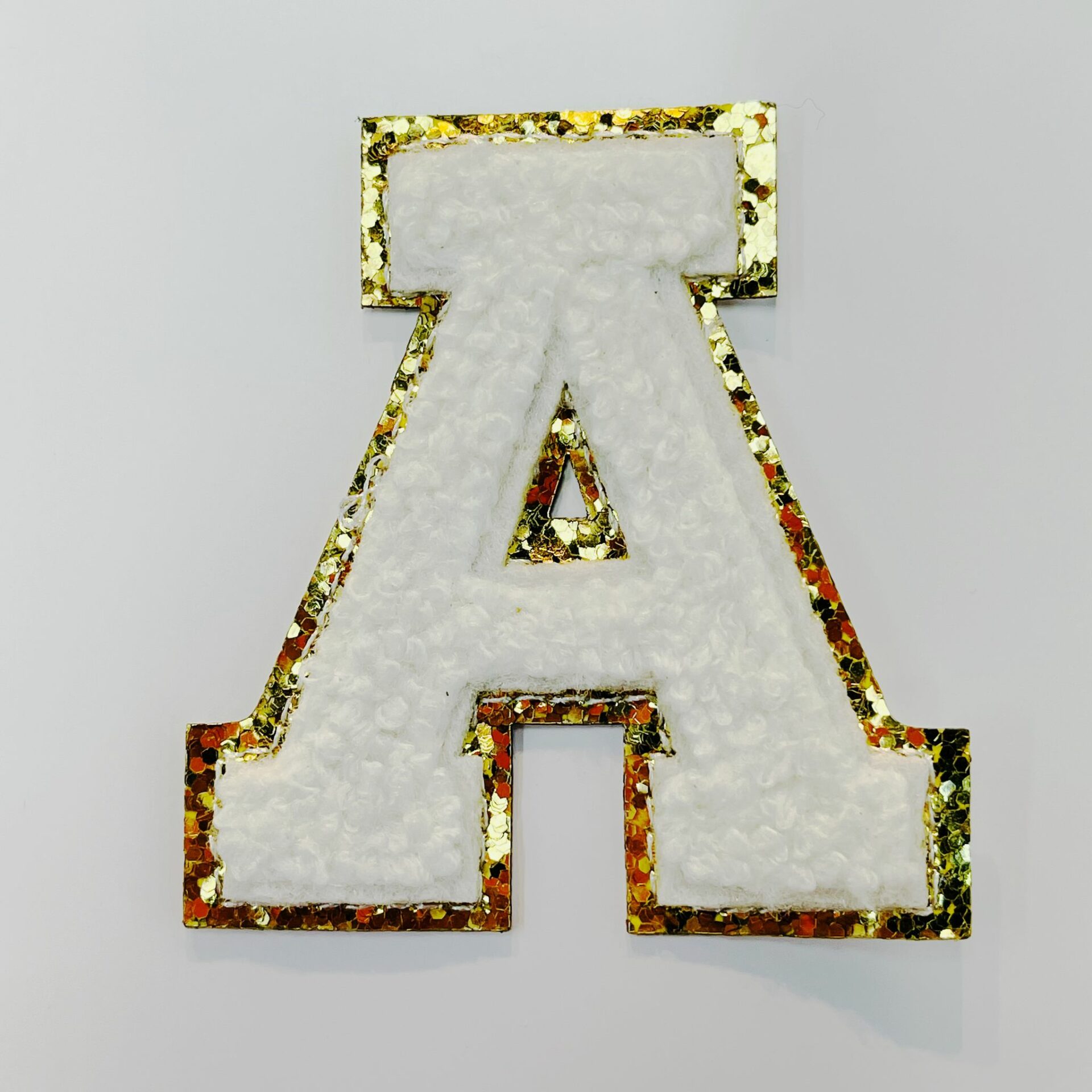 Varsity Letter Patch A - White – Irv's Luggage