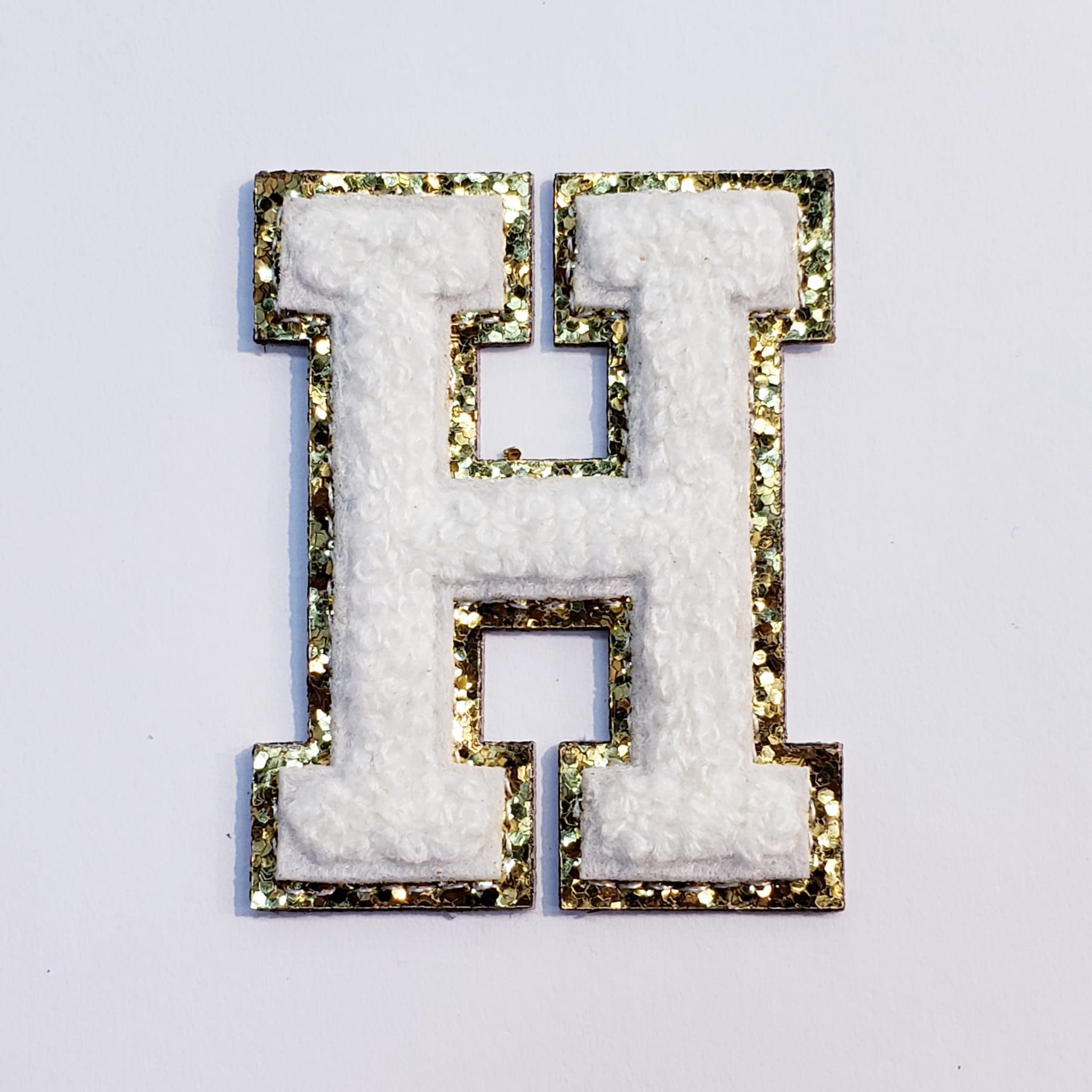 Varsity Letter Patch H - White – Irv's Luggage