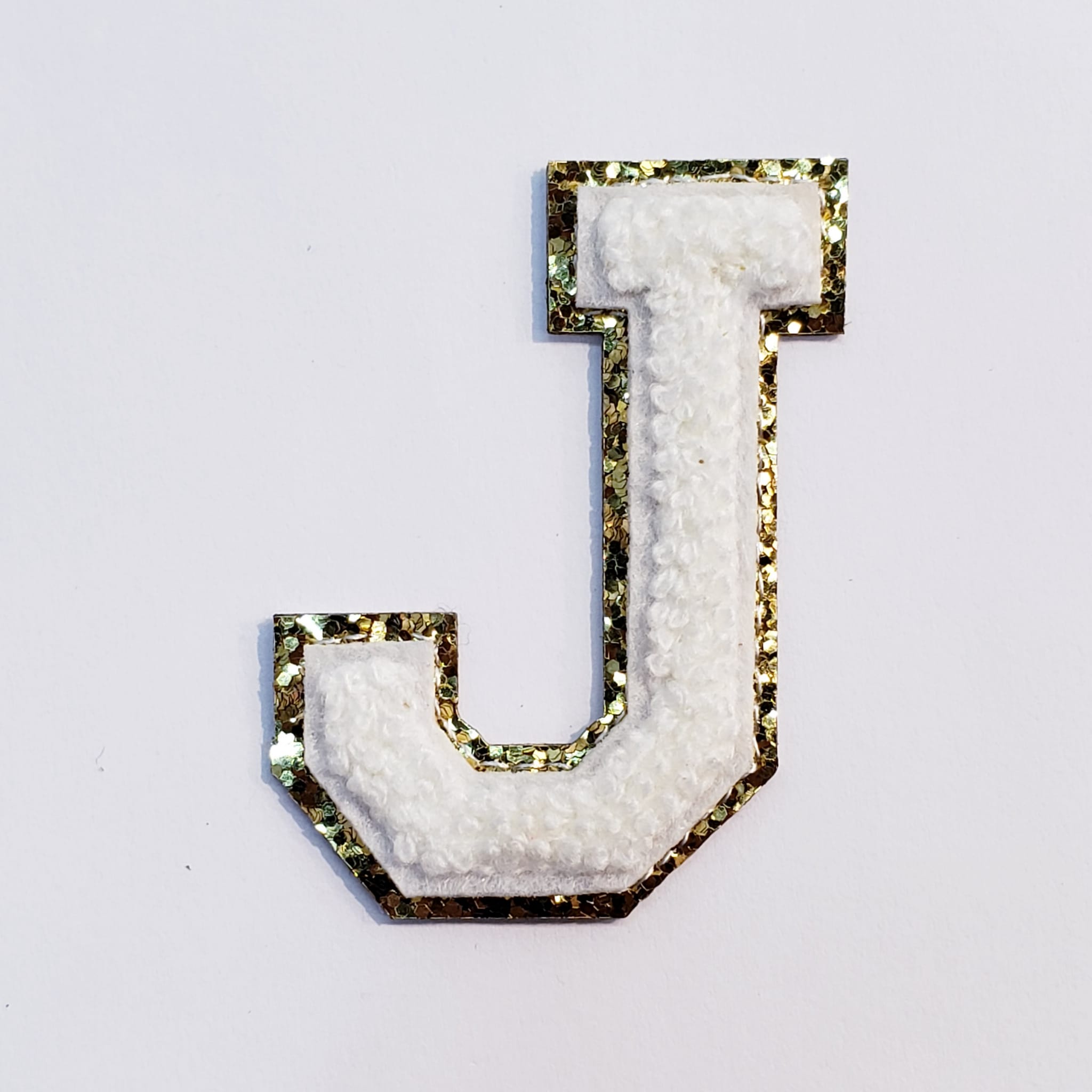 Varsity Letter Patch J - White – Irv's Luggage