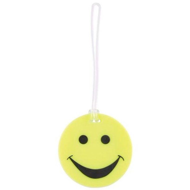 Lewis N Clark Smiley Face Luggage Tag - Yellow – Irv's Luggage