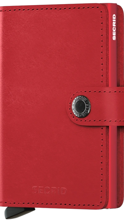 Secrid Original Mini Wallet - Red -Red – Irv's Luggage