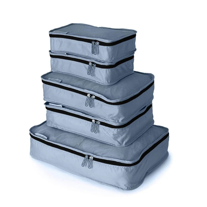 Mumi Packing Cubes Set of 5 - Black – Irv's Luggage