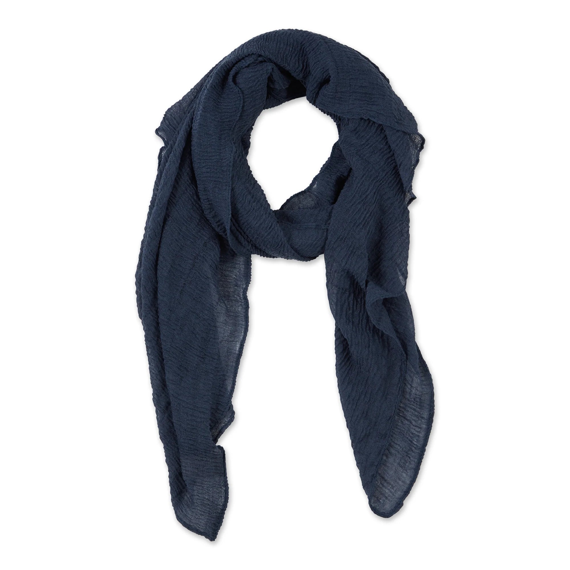 Bucky Classic Insect Shield Scarf Navy – Irv's Luggage