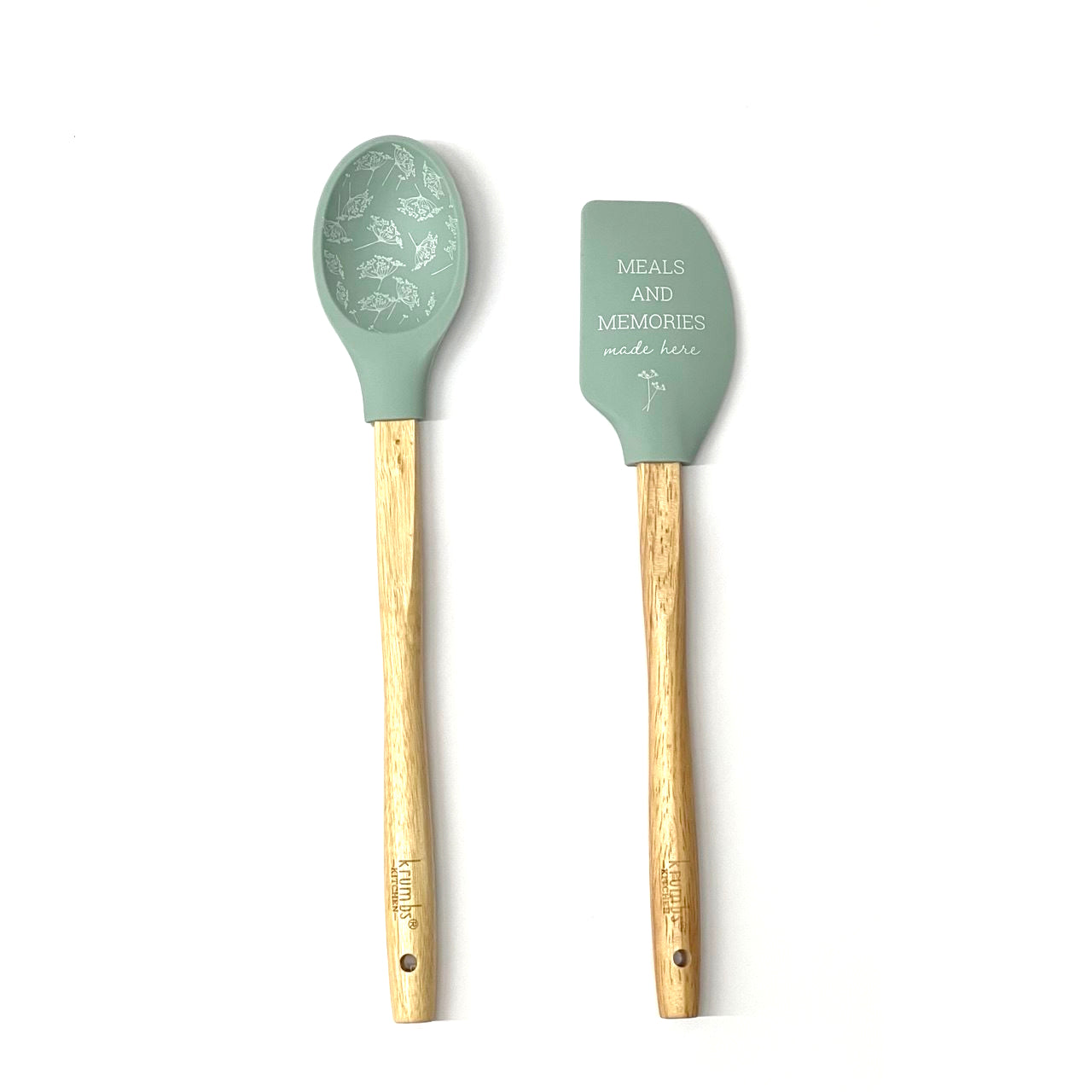 Krumbs Kitchen Farmhouse 2-Piece Spatula/Spoon Set - Meals and Memorie ...