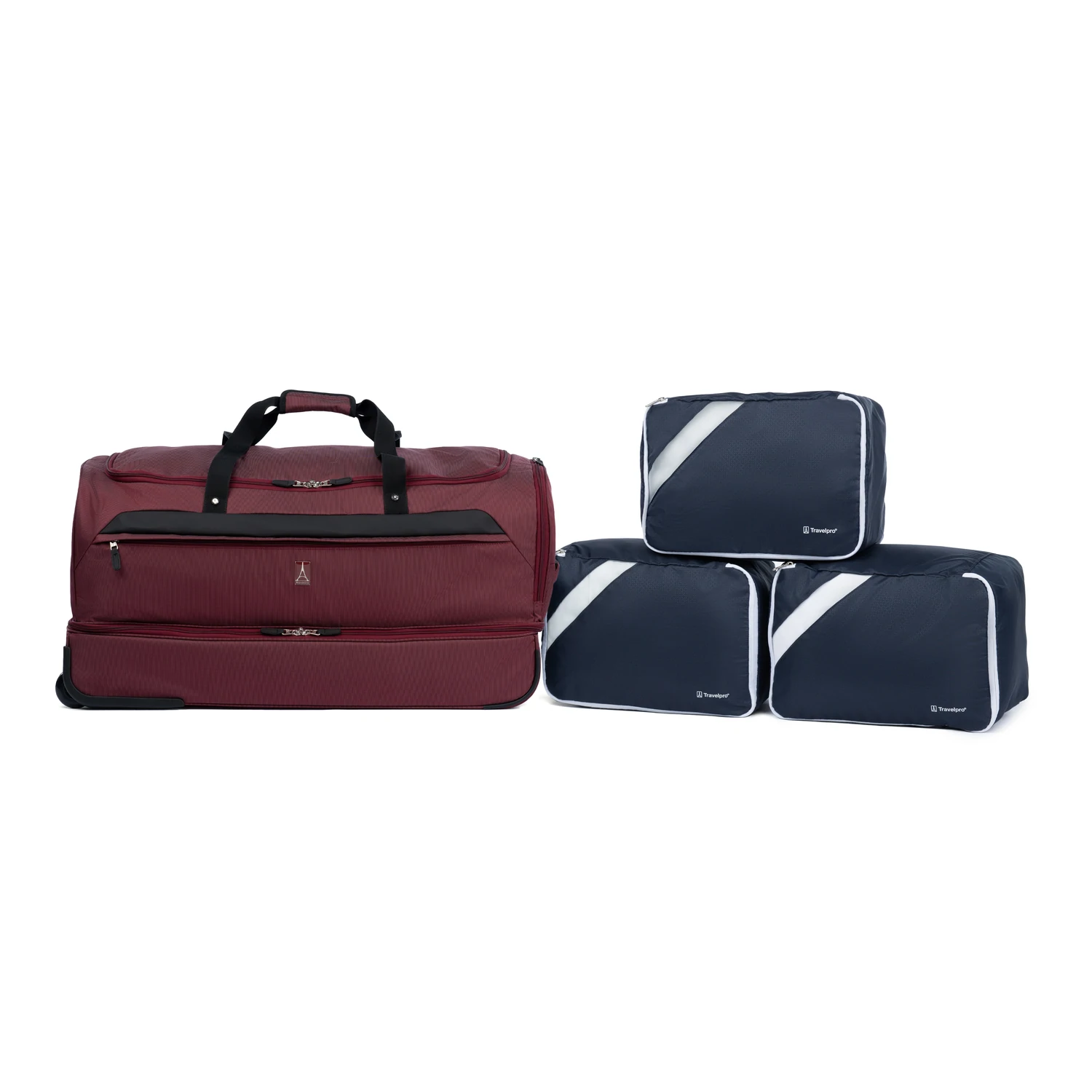Travelpro Roadtrip 30" Drop-Bottom Rolling Duffel with Packing Cubes ...