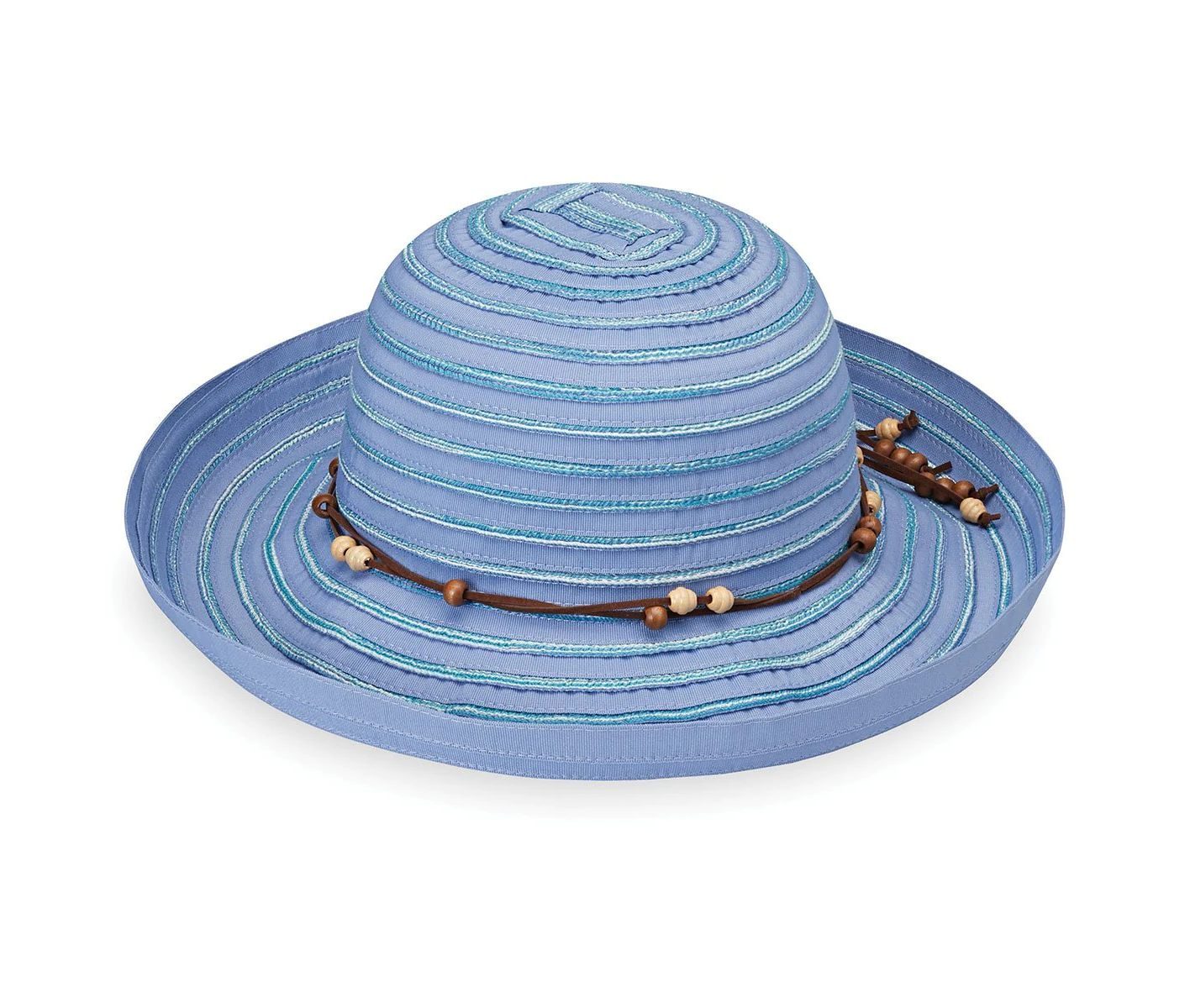 Wallaroo Breton Packable Sun Hat UPF 50+ - Hydrangea – Irv's Luggage